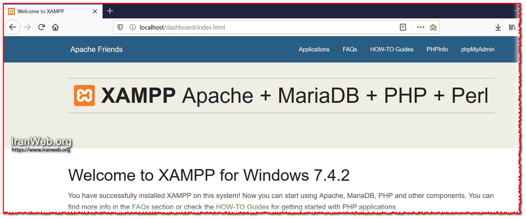 آموزش نصب و راه اندازی xampp در ویندوز - ایران وب